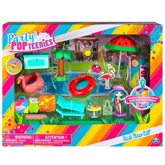Spin Master | Toys | Party Pop Teenies Pool Time Set | Poshmark